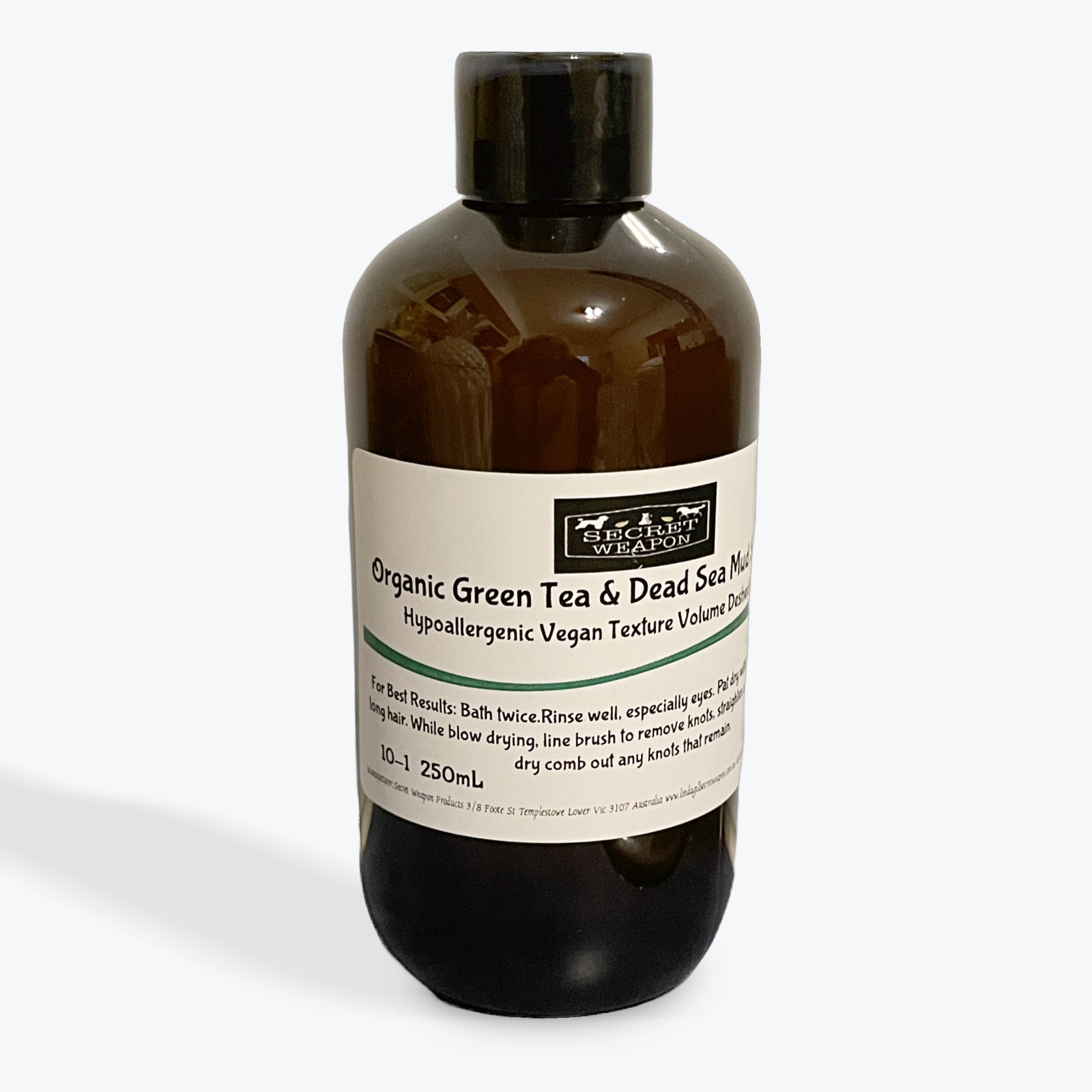 Secret Weapon Shampoo Green Tea and Dead Sea Mud 250ml | Urban Furdo ...